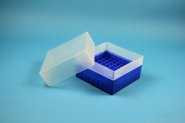 National Lab EPPi Box 102 / 9x9 divider, neon-blue, height 102mm fix ...