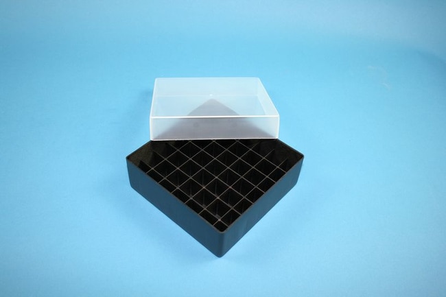 National Lab EPPi Cryobox 45, polypropylen, 7x7 gitter Sort | Buy ...