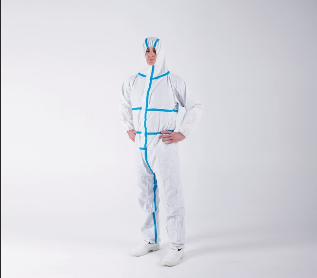 Omega X50 S Single Use Coverall with Hood and Taped Seams (1 per bag ...