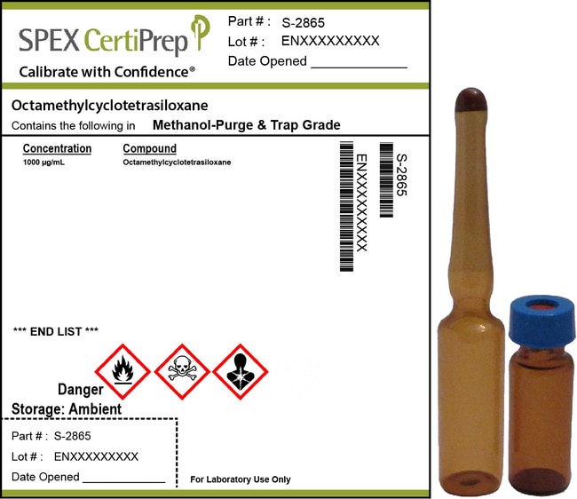Octametilciclotetrasiloxano, SPEX CertiPrep | Fisher Scientific