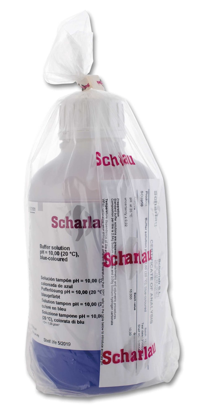 Scharlab Buffer Solution pH 7, Yellow-Colored pH Reference Buffers ...