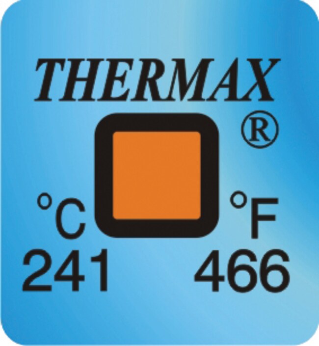 Thermographic™ Measurements Thermal Indicator Temperature Range: 241°C ...