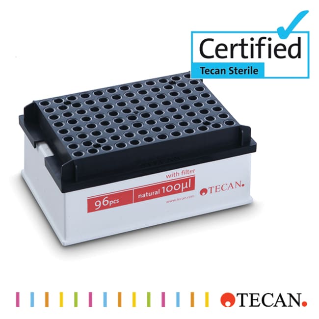 Tecan X3840 Diti robotic tips 100µL Tecan redMCA96 disposable sterile ...