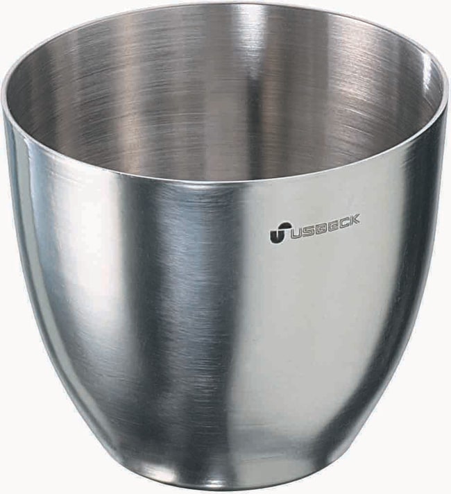 Usbeck Laborgeraete Crucible made of stainless steel, without lid, D ...