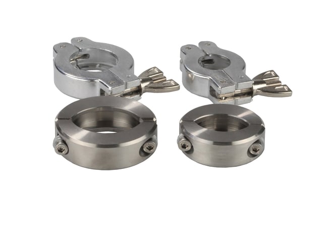 VACUUBRAND™ Stainless Steel Clamping Rings Diameter: 10/16mm Pump ...