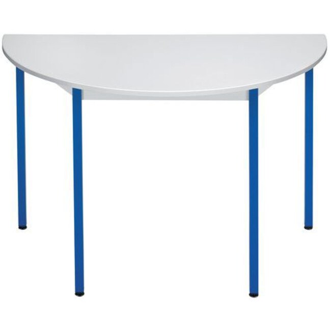 Manutan Universal Modular meeting table, shelf colour: grey, frame ...