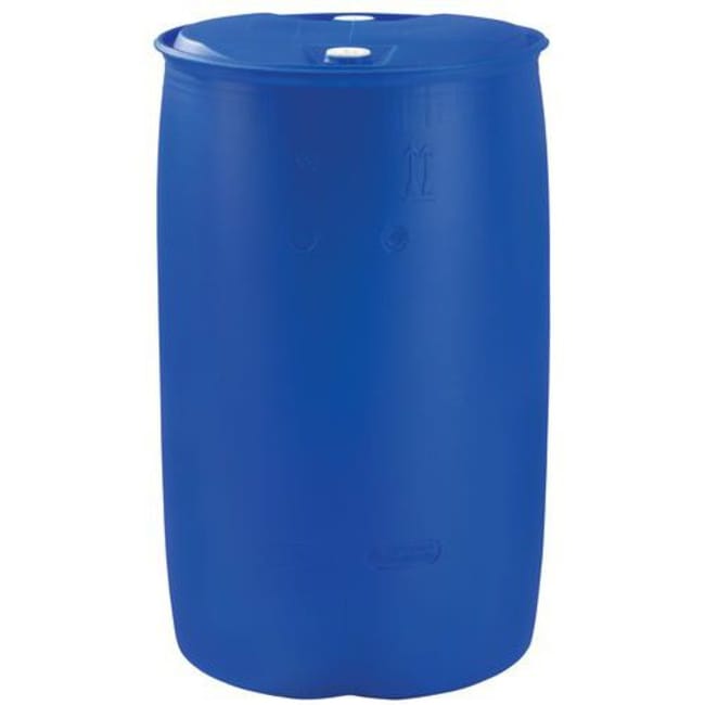 Barrel 220 l Blue Cylinder shaped | Fisher Scientific
