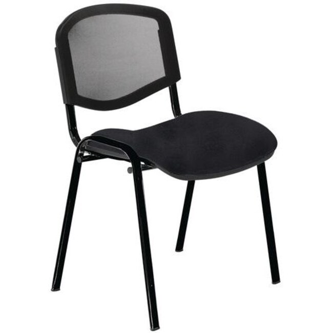 Manutan Chair ISO Mesh, Type of Base: 4 feet, seat width:47 cm, seat ...