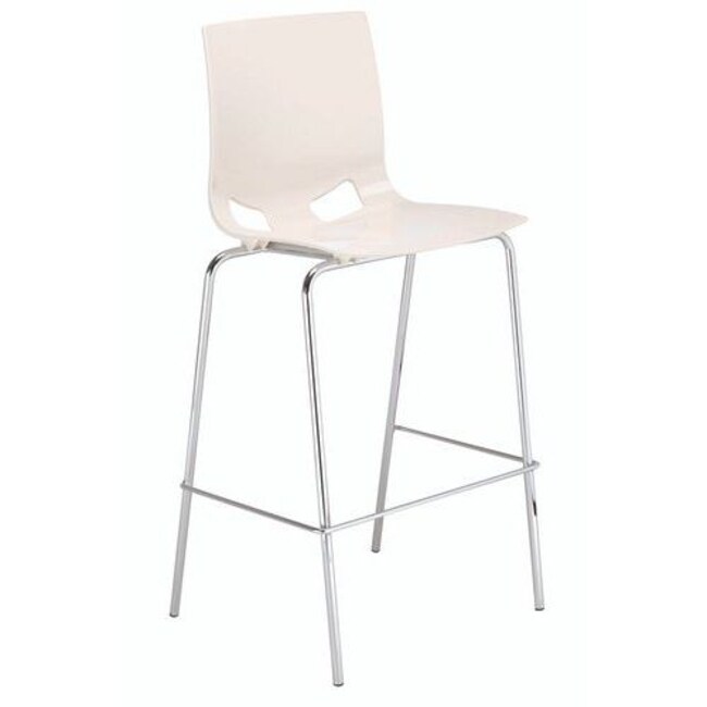Manutan Bar stool Fondo white, Quantity: Each | Fisher Scientific