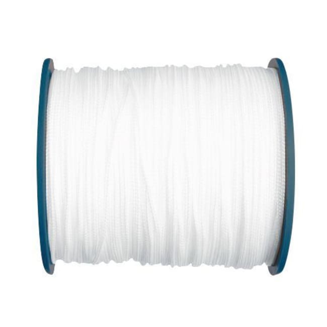 Manutan White Polypropylene Rope 12mm Dia x 100m, Quantity: 1 Stück ...