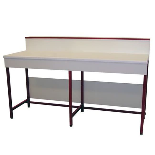 Manutan DRYING TABLE LXP=1200X900MM PLATE LAMINATED+BACK WALL T ...