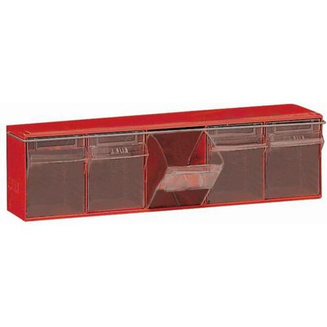 Block-drawers Madia, material: plastic, Structurecolour: red, drawer ...
