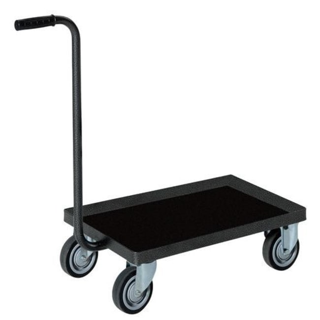 Manutan Trolley steel for trays, Force: 200 kg, model: Swan neck, tray ...