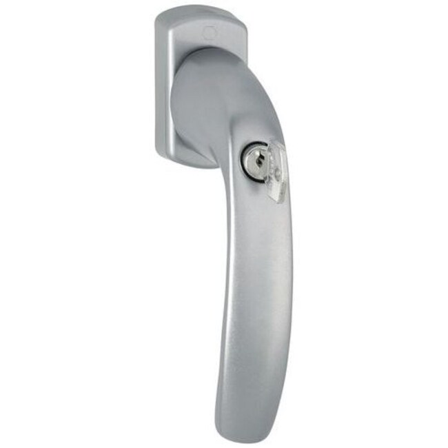Manutan Security window handle, model: key, colour: grey,material ...
