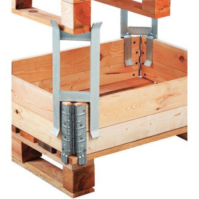 Manutan Booster seat for pallets, material: galvanized steel, Max load ...