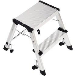 Manutan Folding single-access Stepstool - 2 steps, Quantity: cada uno ...