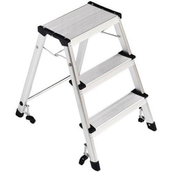 Manutan Folding single-access Stepstool - 3 Steps, Quantity: cada uno ...