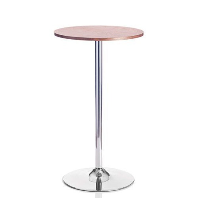 Astral Tall Table with Trumpet Frame 600mm Walnut, Quantity: Each ...