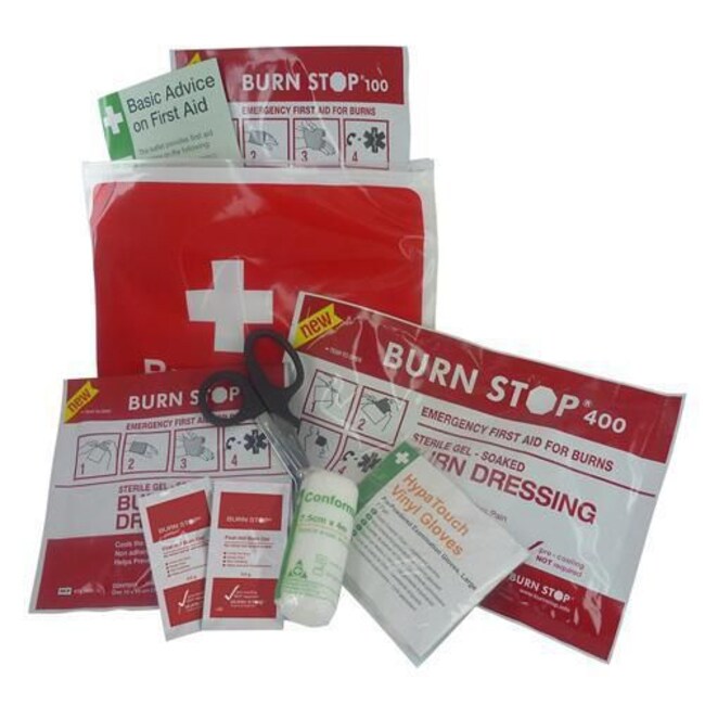 Manutan Burn Stop Maxi Burns Kit in Vinyl Wallet, Quantity: 1 set ...