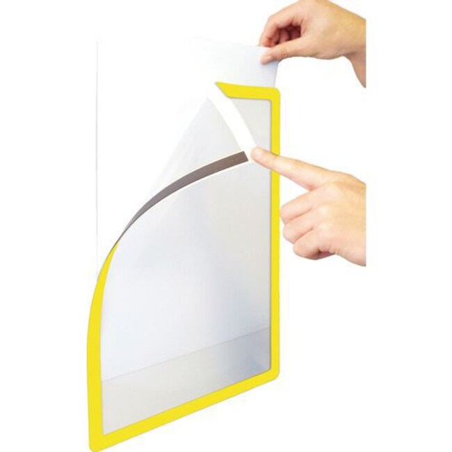 Manutan X10 A3 Yellow frames4docs Magnetic Document Frames, Quantity: Pack | Fisher Scientific
