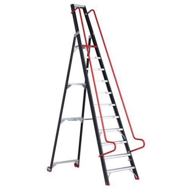 Ladder of warehouse Taurus, markets (including platform) Nb: 11, step ...