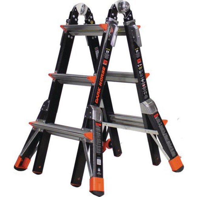 Manutan 3 Rung Little Giant Fibreglass Ladder. Working Height 3.5m ...