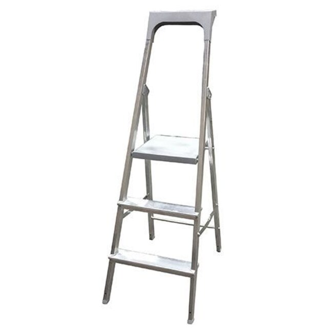 Manutan Stair ladder Pro-Light 3 steps, Quantity: Each | Fisher Scientific