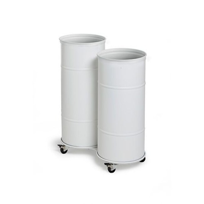 Waste bin Brooklyn Bin double white | Fisher Scientific