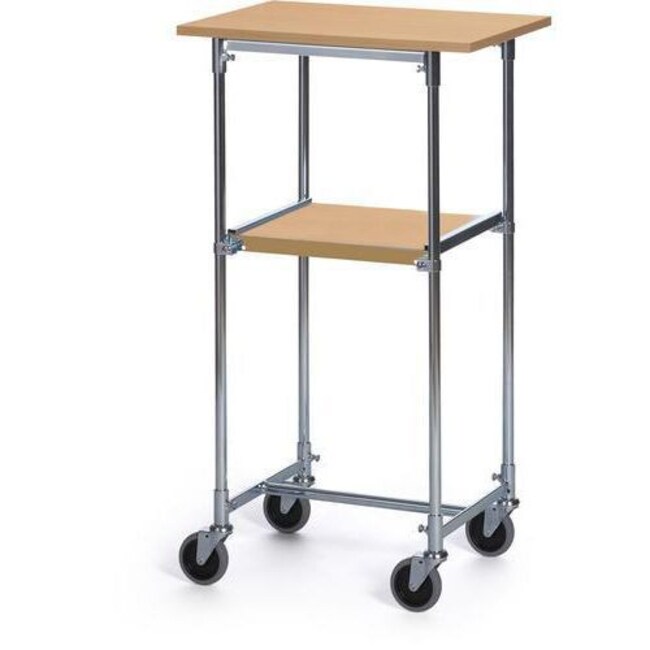 Rolling tables Little brother Beech laminate, 600x 430 x 1060 | Fisher ...