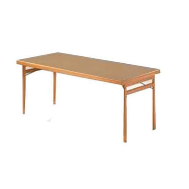 Manutan Folding table Flex 180 x 80 Oil hardened wood fiber board ...