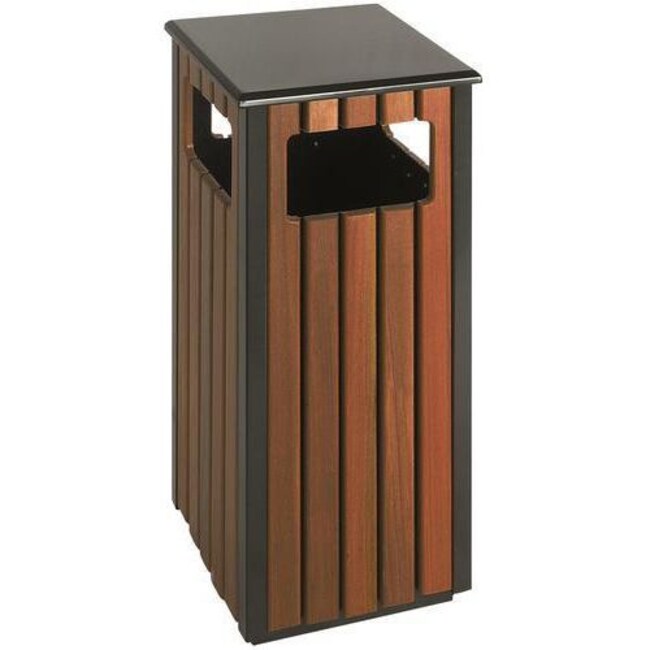 Manutan Recycle bin Square side insert Wood, 36 l, Quantity: Varje ...