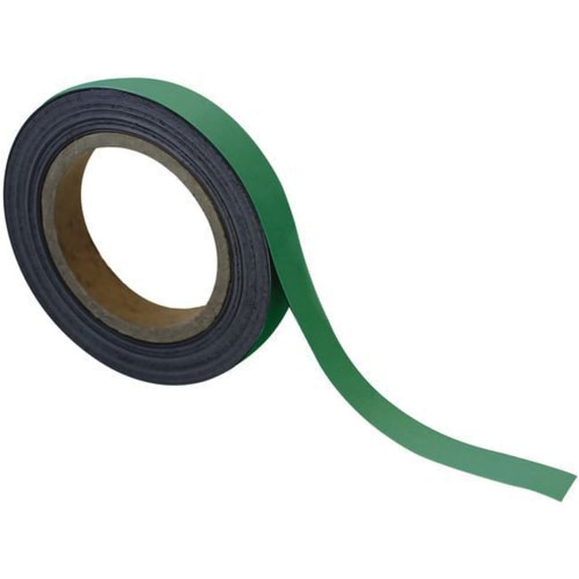 Manutan Erasable magnetic tape 20 MM x 10 M GREEN, Quantity: cada uno ...