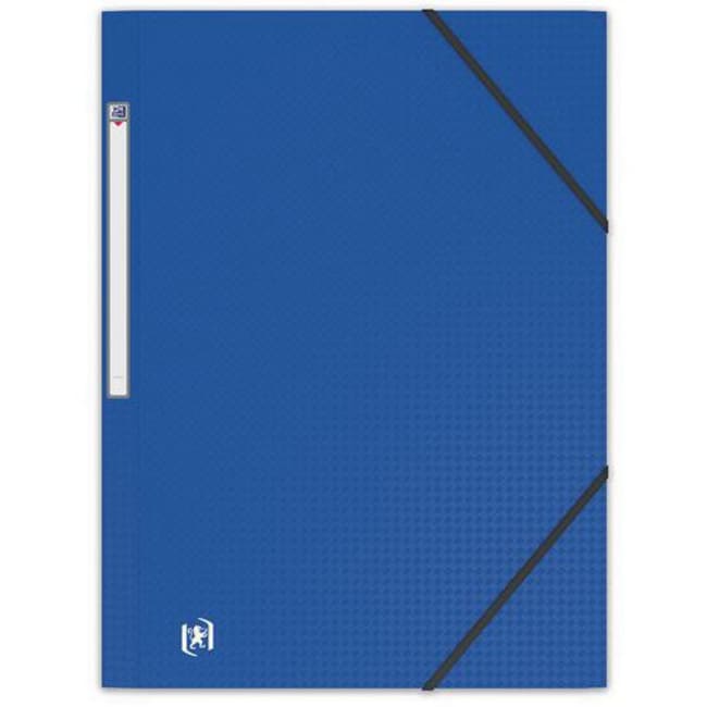 Folder w. elastic Oxford Memphis A4 PP blue | Fisher Scientific