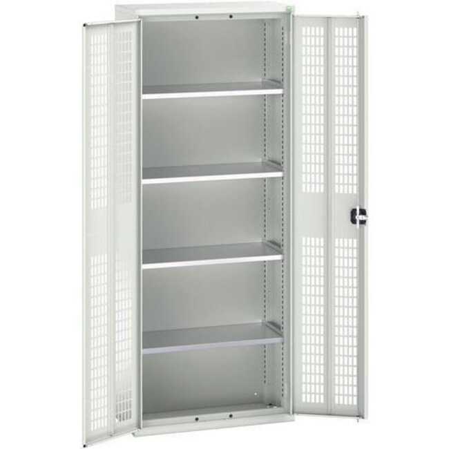 BOTT Light Grey Verso 4 Shelf Ventilated Cupboard 2000x800x350mm ...