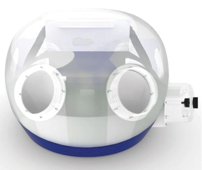 CTS Glove Bubble sealed environment enclosure withGlove Bubble sealed ...