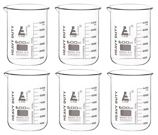 Eisco Heavy Duty Beakers 600 mL | Buy Online | Eisco™ | Fisher Scientific