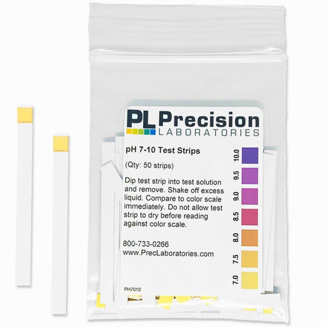 Eisco Test Strips 7-10 Range - Narrow-Range pH Testing Kit with Broad ...