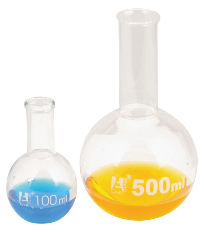 Eisco Flat Bottom Boiling Flasks with Narrow Neck:Flasks:Boiling Flasks ...