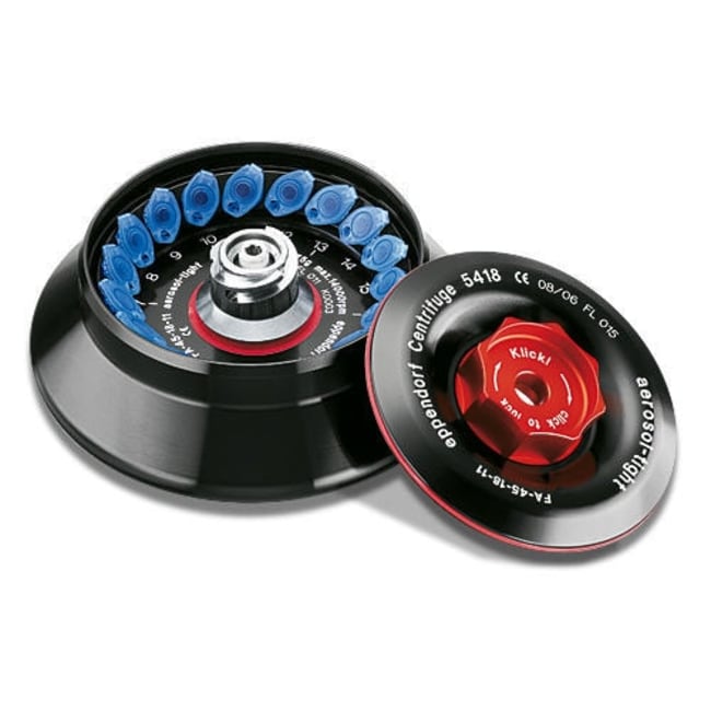 Eppendorf™ Aluminum Fixed Angle Rotors Capacity: 18 x 1.5/2mL, Includes ...