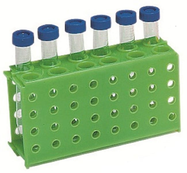 Fisher Science Education 4-Way Microtube Racks Color: Green:Racks ...