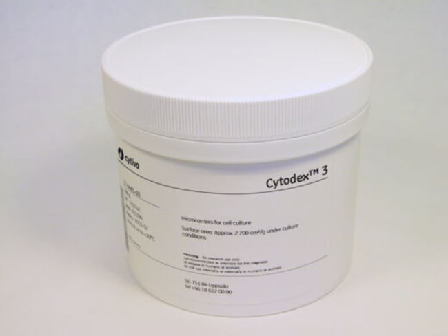 Cytiva Matrice Dextrane réticulée Cytodex 3 Quantité : 500 g Cytiva ...