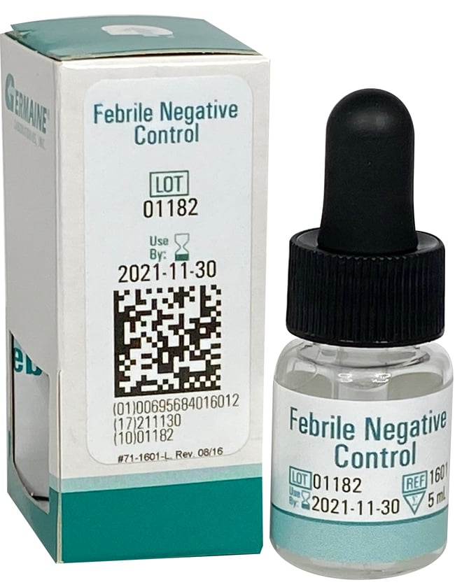 Germaine Laboratories Febrile Test Controls:Microbial Identification ...