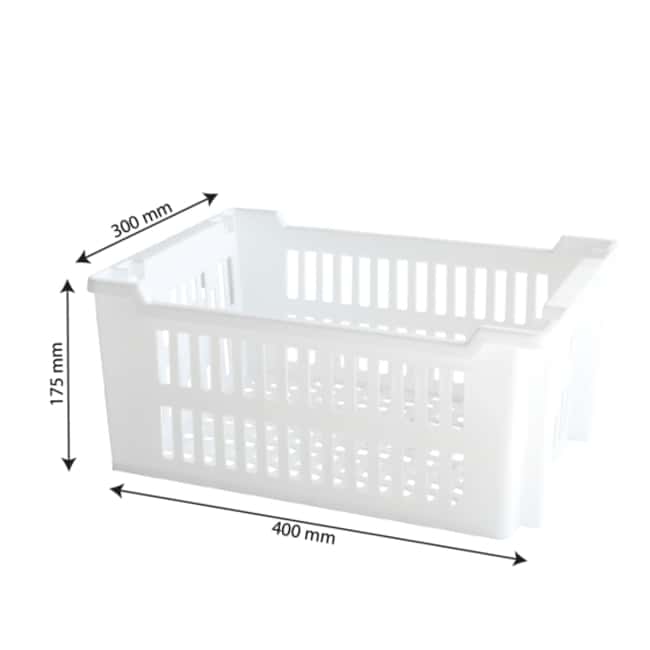 Gilac Stackable and Nestable Perforated Crate Gilac™ Nestable ...
