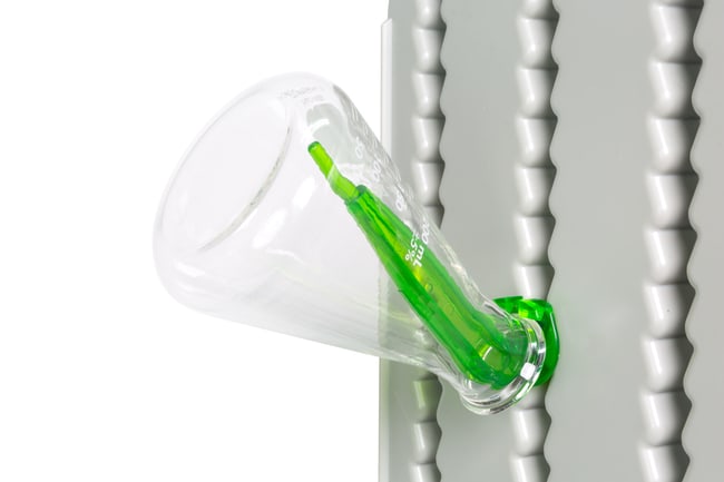 Heathrow Scientific Lab Drying Rack Set, Wall/Bench Mount Gray, Green ...