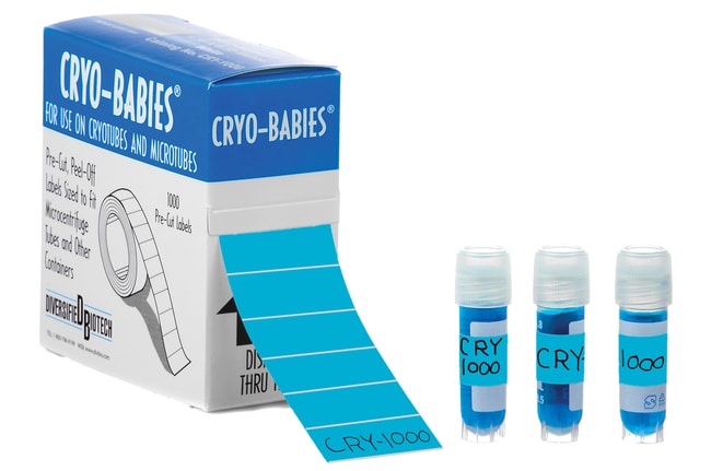 DiversifiedBiotech CRYO-BABIES CRYO-TAGS Roll Labels Blue | Buy Online ...