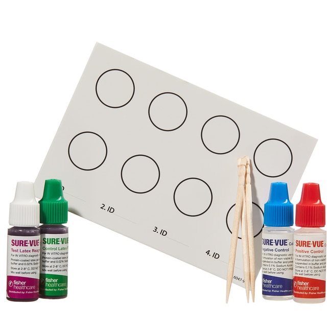 Fisher Healthcare Sure-Vue Color Staph ID Latex Test Kit Sure-Vue Color ...