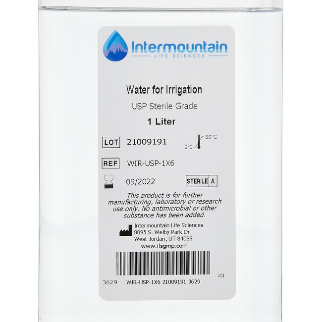 Water for Irrigation, USP, Sterile Grade, Intermountain | Fisher Scientific
