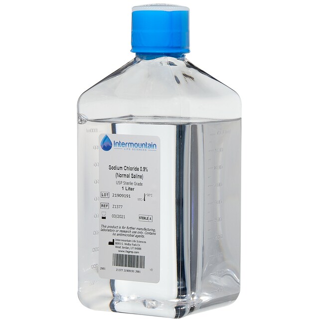 Sodium Chloride 0.9% (Normal Saline), USP, Sterile Grade, Intermountain ...