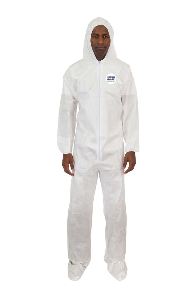 International Enviroguard Body Filter 95+ Coveralls with Hood and Boots ...