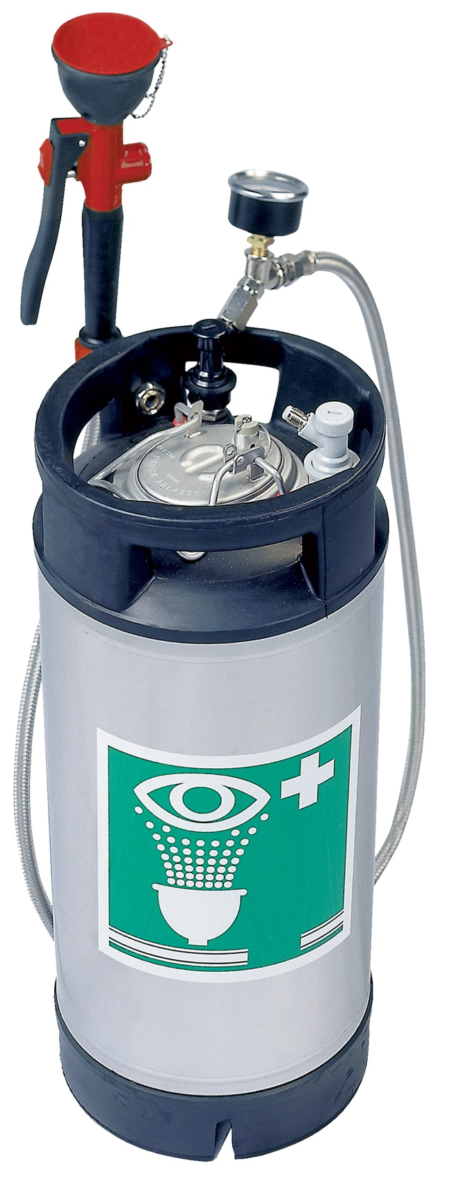 Hughes Portable Emergency Eye/Face/Body Wash Emergency Wash; Material ...